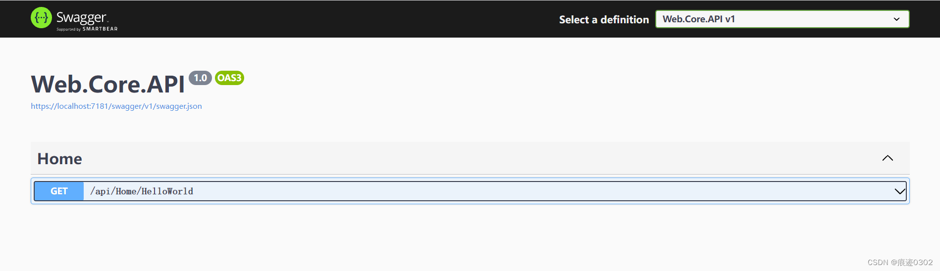 .Net Core6.0 WebAPI项目框架搭建三：Swagger的使用_net6 配置swagger-CSDN博客