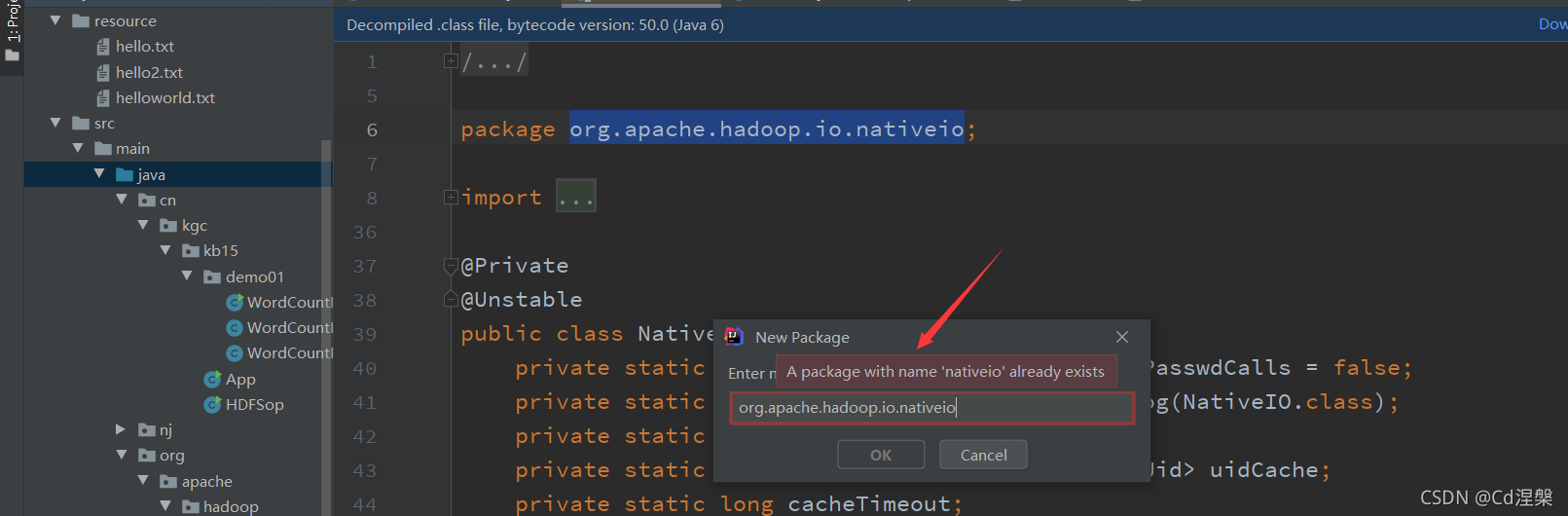 IDEA遇到Exception in thread “main“ java.lang.UnsatisfiedLinkError: org ...