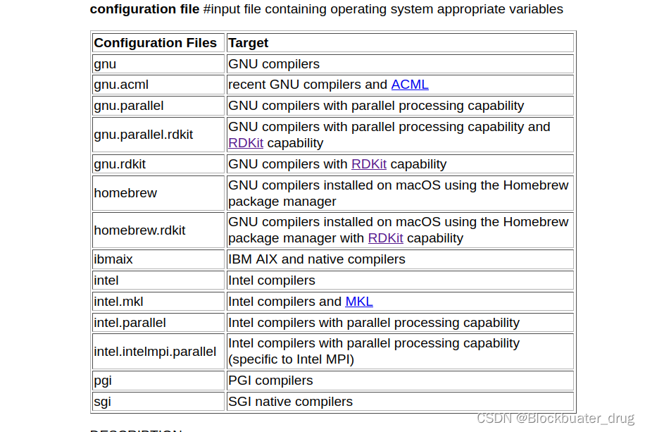 UCSF DOCK 6.11安装并行与RDKit功能-CSDN博客
