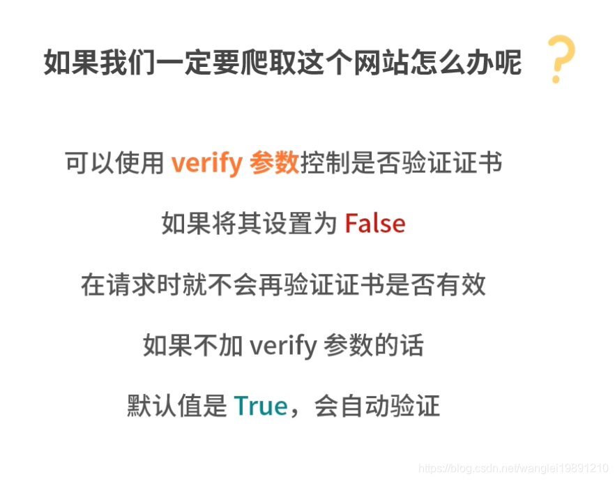 【python】python爬虫小知识： 爬取 Ssl证书验证失败的页面 如何设置？python如何请求ssl证书无效的页面 Csdn博客