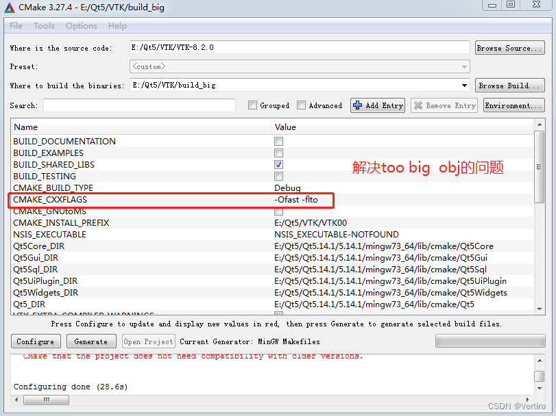Cmake Qt Vtkdataarraycxxobj File Too Bigqt File Too Big Csdn博客