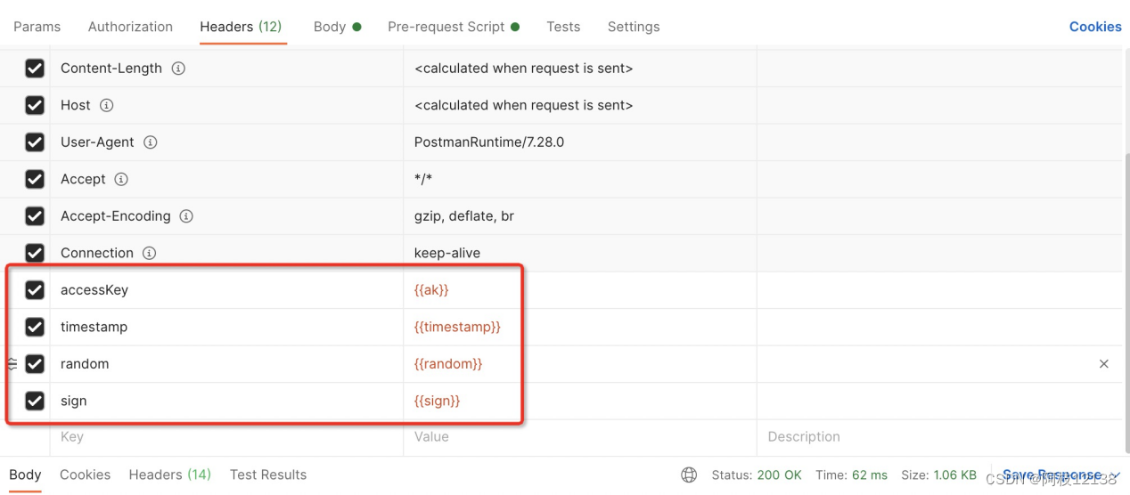 接口调用工具（postman，apipost）使用aksk调用接口脚本_postman aksk-CSDN博客
