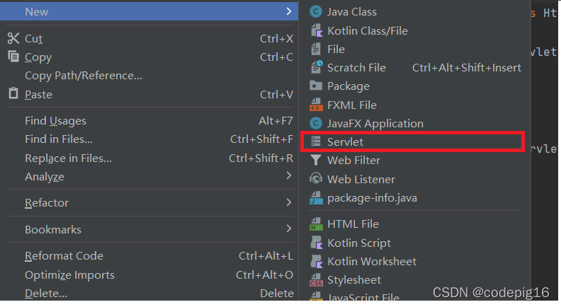 IDEA文件右键创建New没有Create New Servlet的解决办法_idea没有create new servlet-CSDN博客