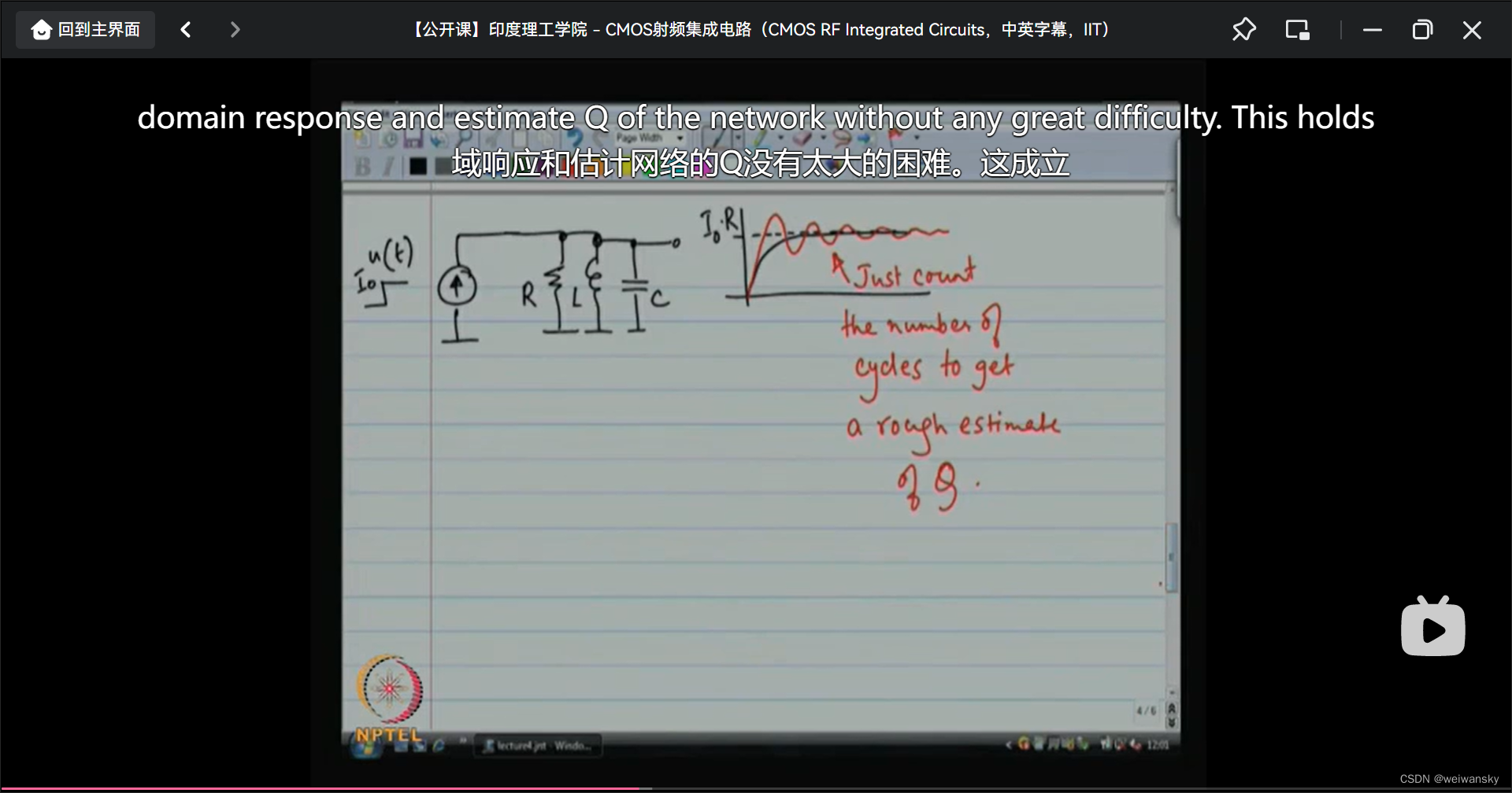 【公开课】印度理工学院 - CMOS射频集成电路（L4）课堂笔记_印度理工的公开课资料-CSDN博客