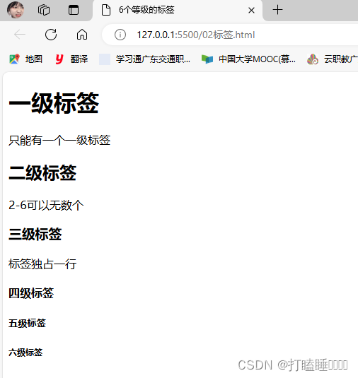HTML+css基础学习笔记【day1】-CSDN博客