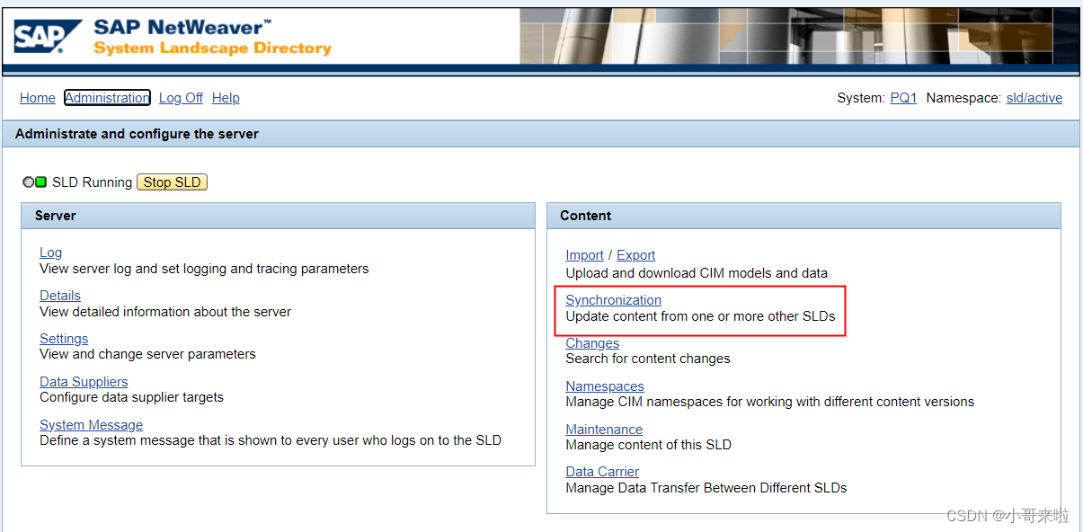 SAP PI System Landscape(SLD) 系统配置_sap sld-CSDN博客