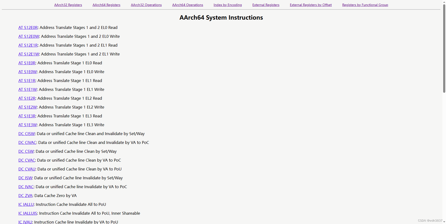 AArch32 & AArch64 Registers map详细解析与索引-CSDN博客