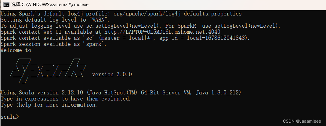 【Spark】双击spark-shell.cmd闪退的问题及解决方法_双击.cmd以闪退-CSDN博客