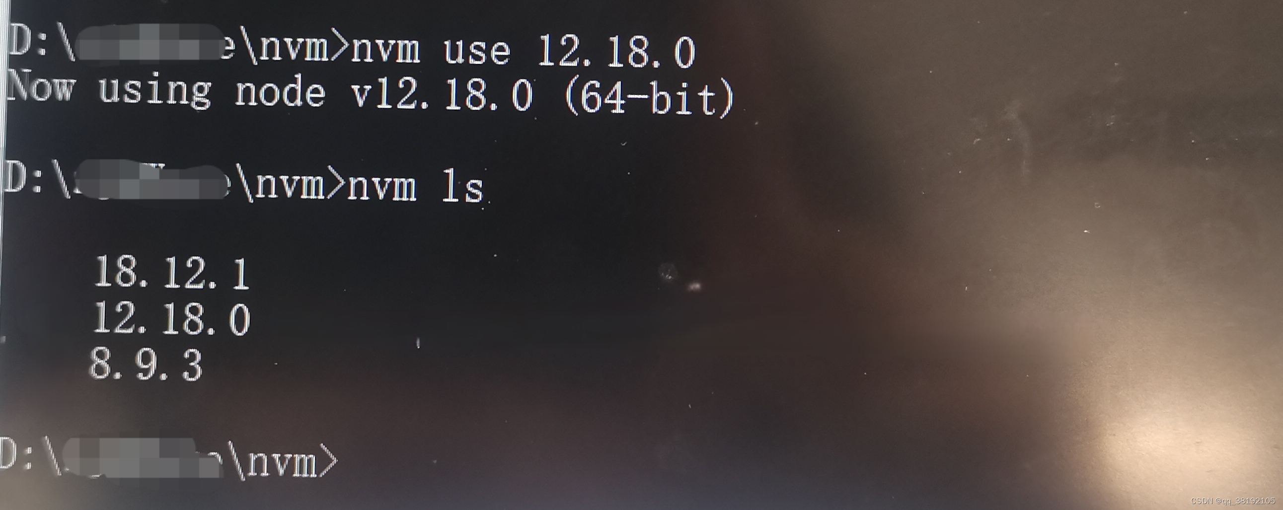 【nvm】命令nvm use失效问题_now using node v12.18.0 (64-bit)-CSDN博客