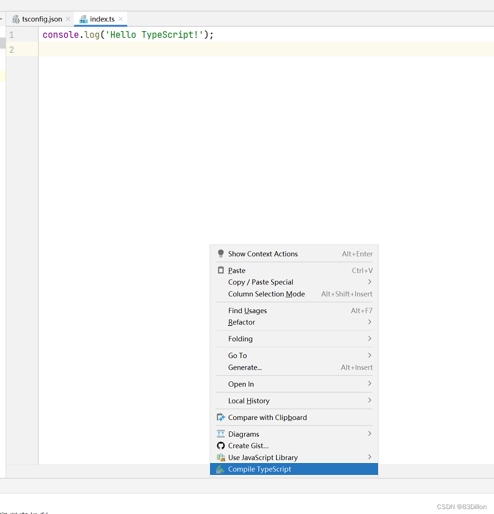 TypeScript 开发环境搭建_typescript环境搭建-CSDN博客
