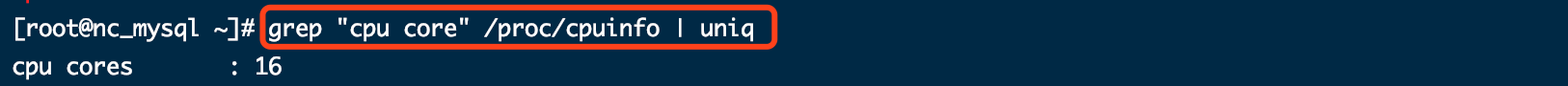 Linux 技术篇-查看cpu核心数，grep常用信息筛选语法使用演示_cpuinfo| grep "processor" | wc -l-CSDN博客