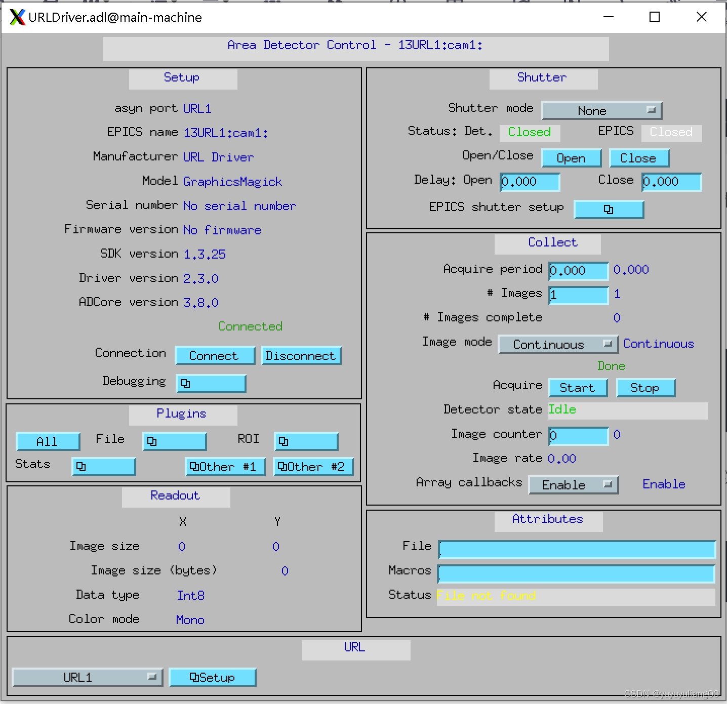 EPICS -- areaDetector URL驱动程序-CSDN博客