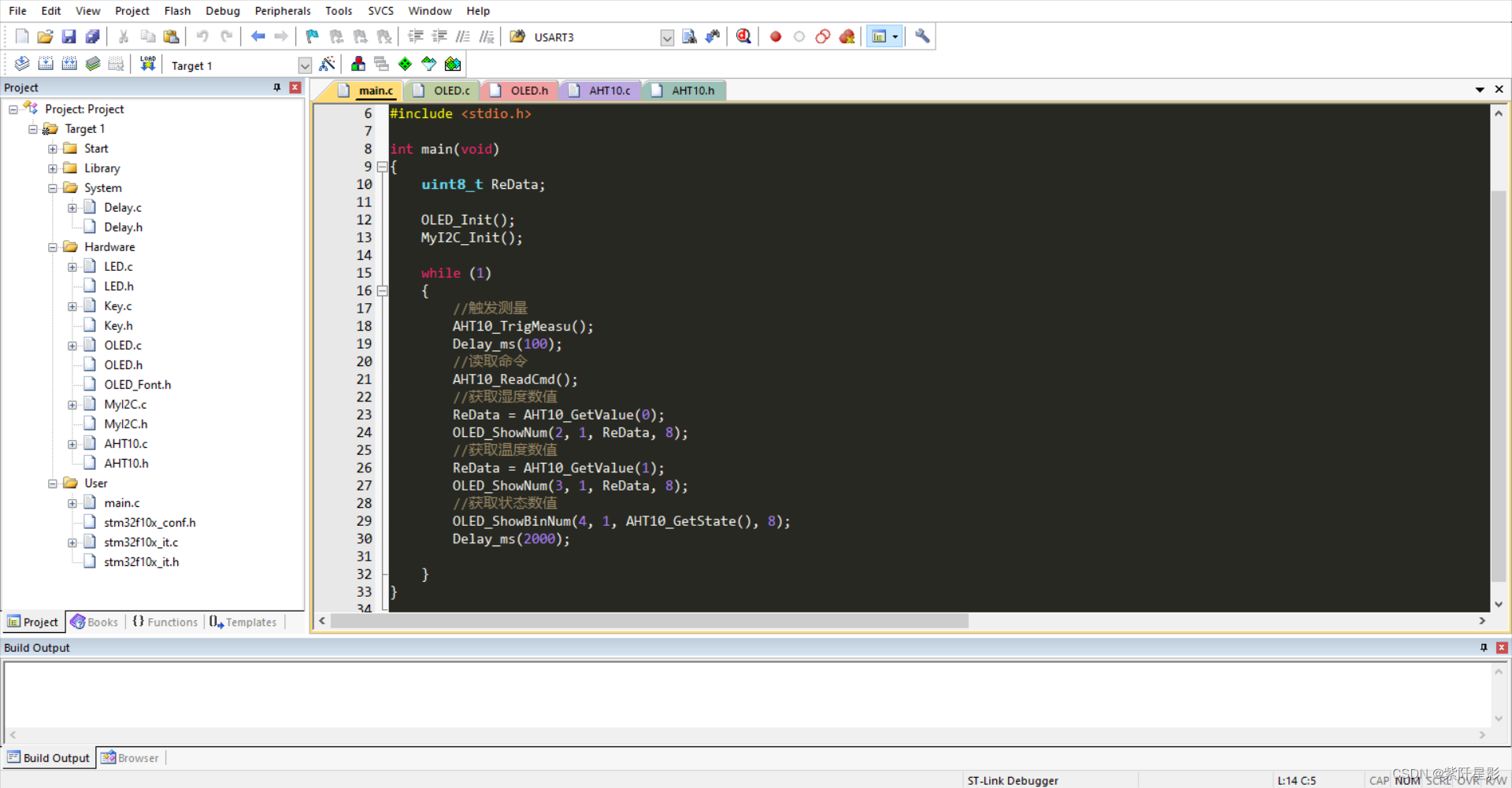 【模块系列】STM32&&AHT10温湿度模块-CSDN博客