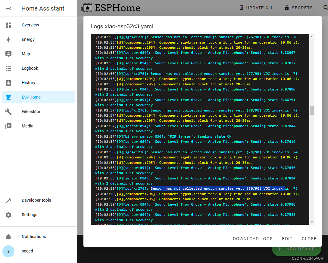 【XIAO ESP32S3 sense 通过 ESPHome 与 Home Assistant 连接】-CSDN博客