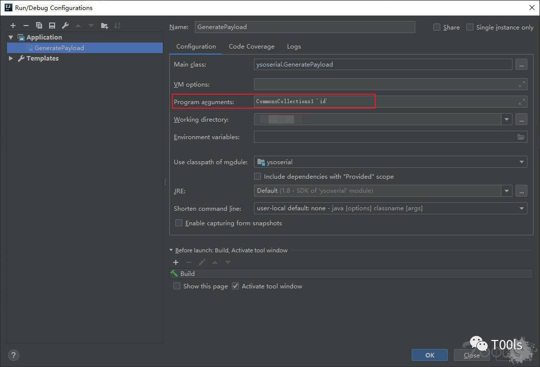 java 使用 idea 调试 ysoserial_ysoserial包依赖如何导入idle-CSDN博客