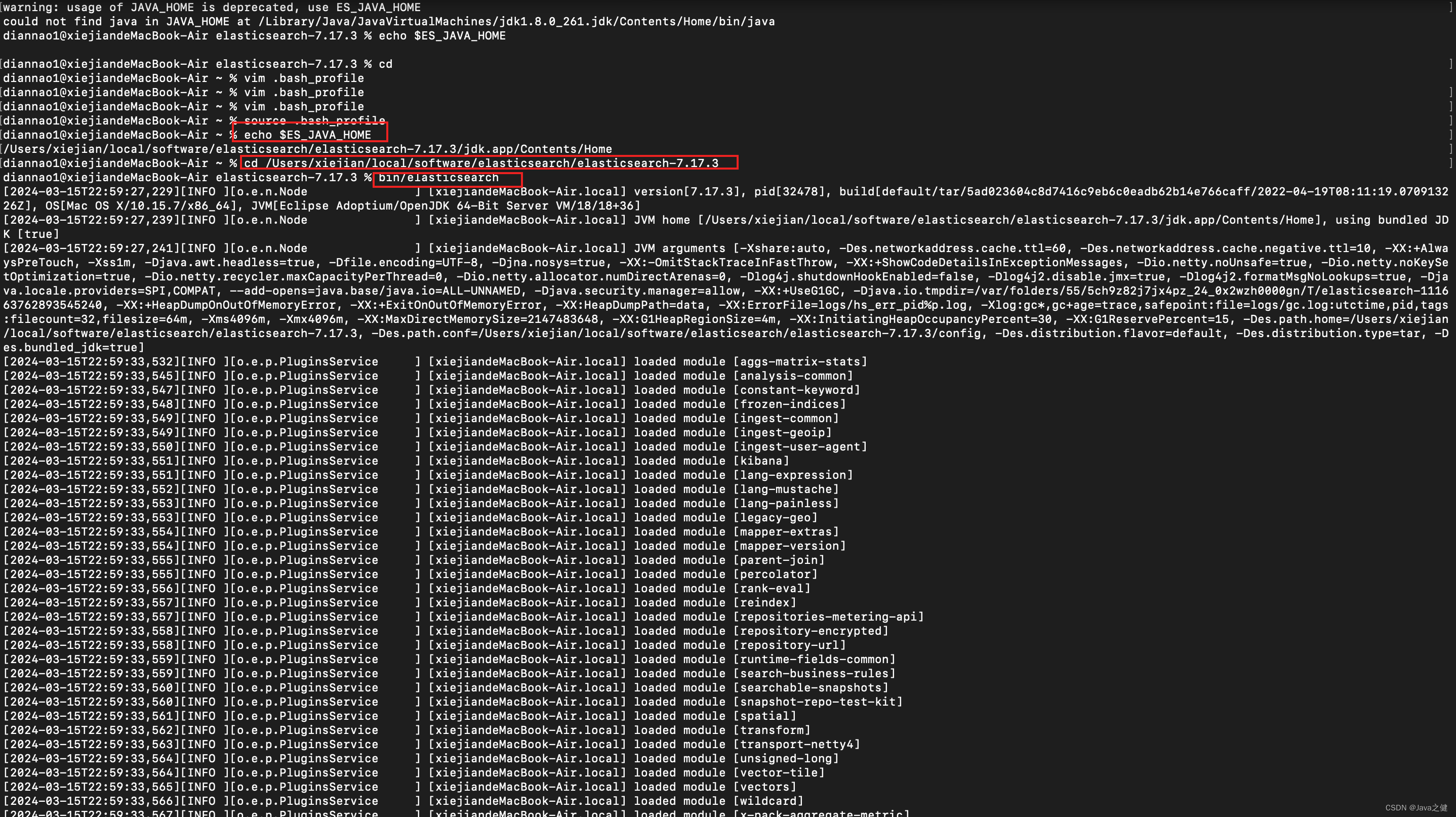 mac启动elasticsearch_mac 启动 es-CSDN博客