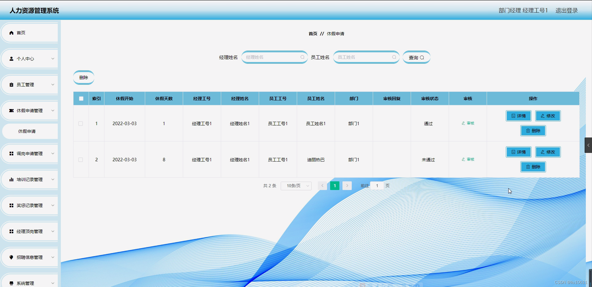 Java人力资源管理系统 Csdn博客