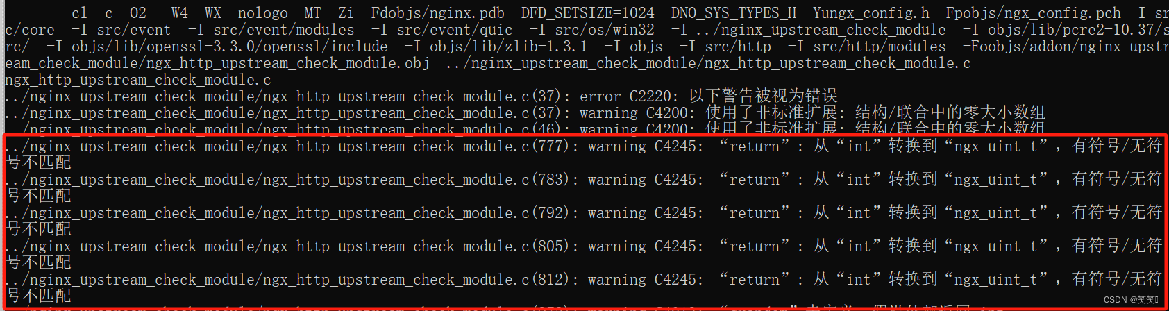 ngx_http_upstream_check_module nmake编译Nginx并添加心跳检测模块常见问题_nginx check报错-CSDN博客