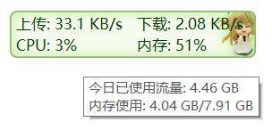如何优雅的显示Windows资源占用——TrafficMonitor_win10显示资源占用的系统工具软件-CSDN博客