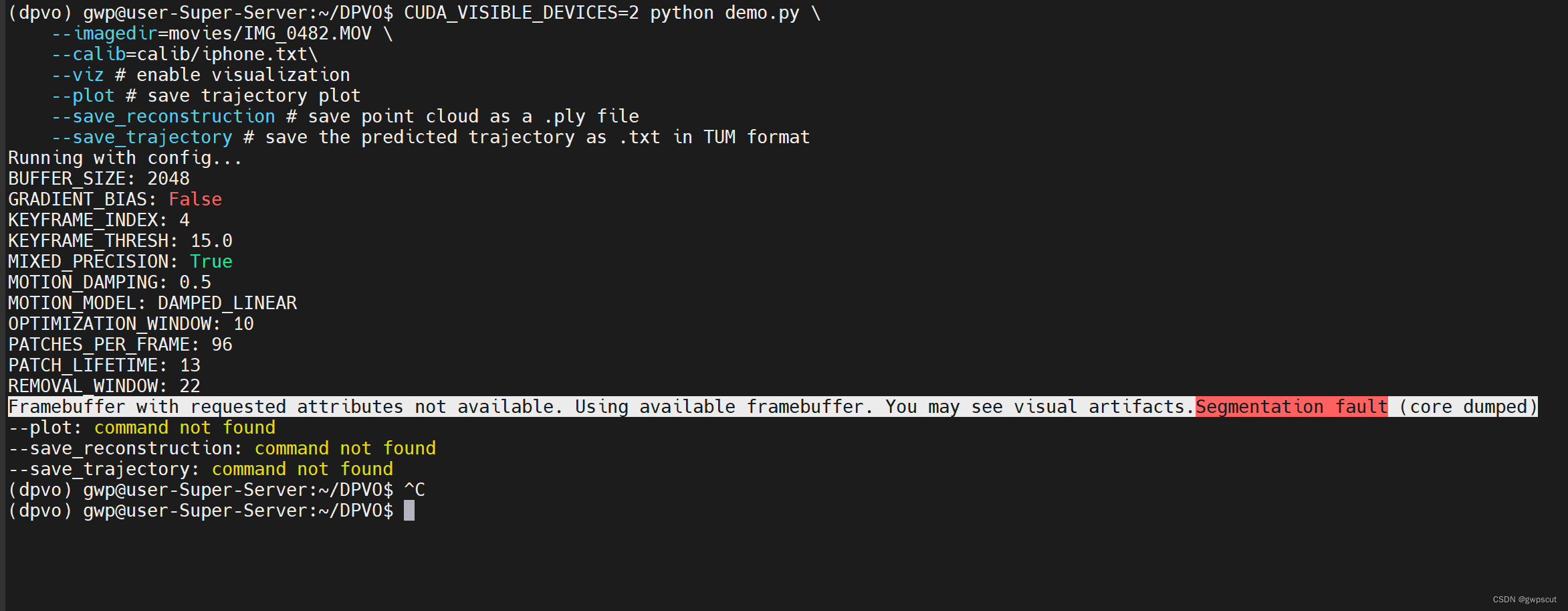 实验笔记之——DPVO（Deep Patch Visual Odometry）-CSDN博客
