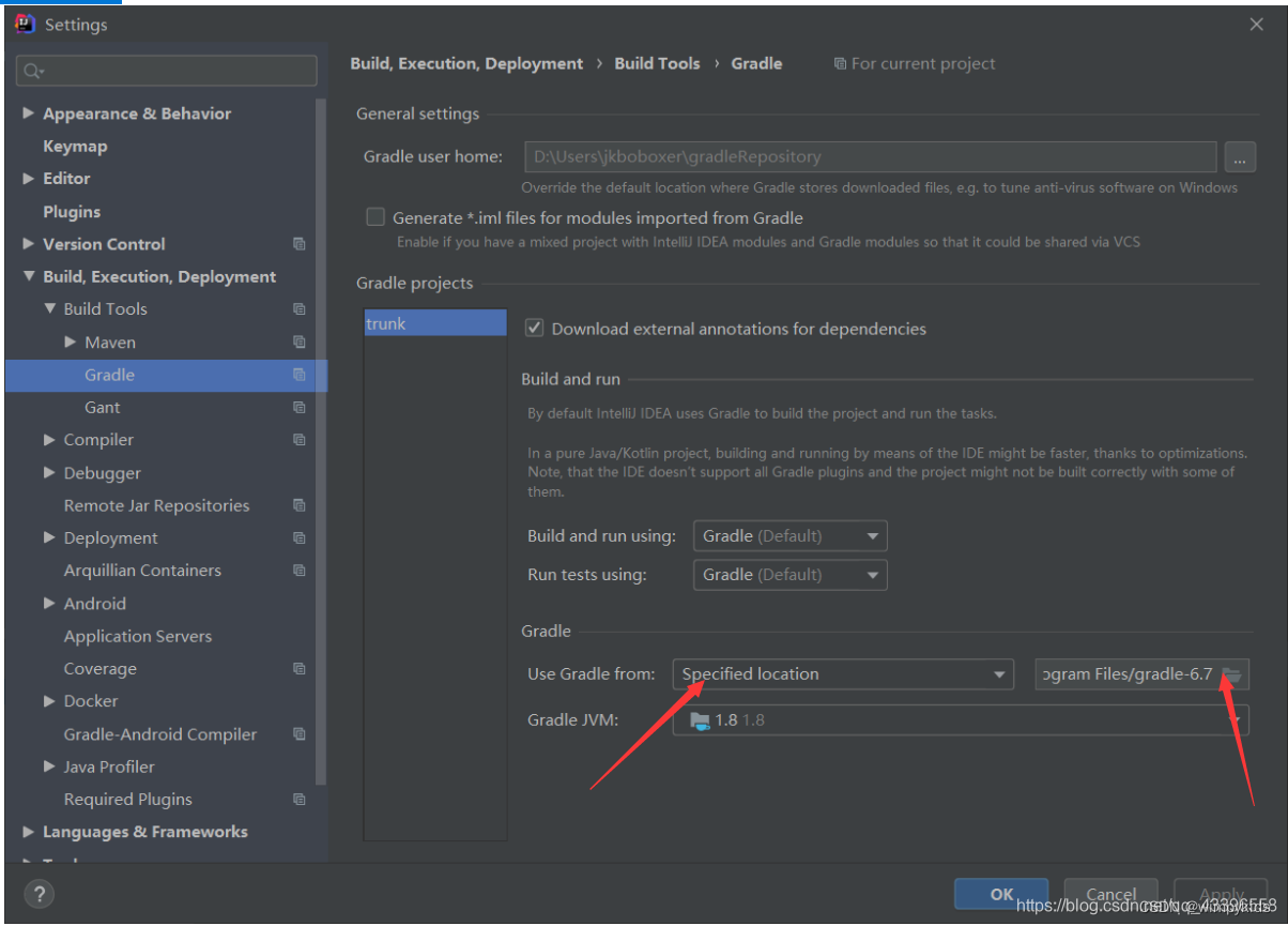 IntelliJ：idea中配置gradle，setting中gradle设置无法找到如何配置外部gradle_为什么idea设置中不显示gradle项目-CSDN博客