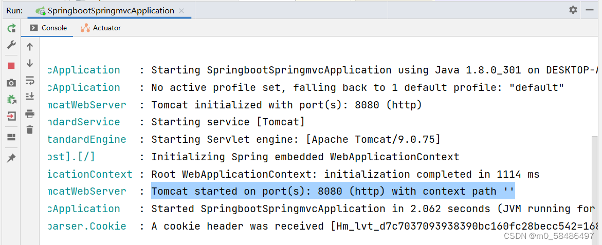 学习记录之用SpringBoot框架集成SpringMVC_springboot集成mvc-CSDN博客