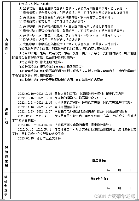 Python毕业设计作品基于django框架新闻信息管理系统毕设成品（4）开题报告pythondjango开题报告相关技术理论 Csdn博客
