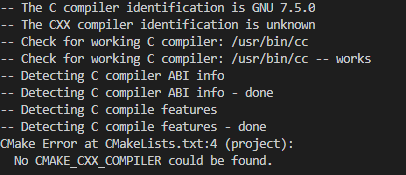 The CXX compiler identification is unknown-CSDN博客