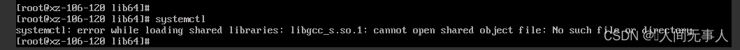 Linux主机执行命令报错error While Loading Shared Librarieslibgccsso1解决方法libgccso Csdn博客