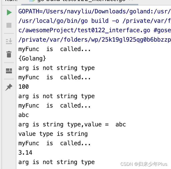 go语言（十三）-----interface_interface {} is int, not string-CSDN博客