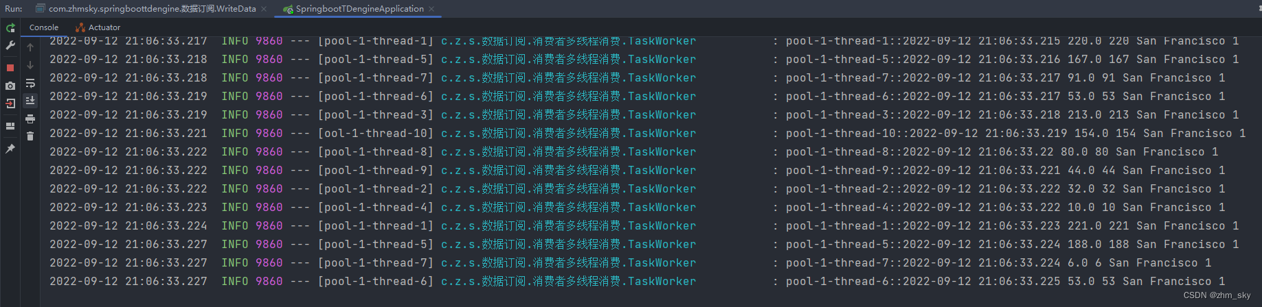 Springboot整合tdengine实现数据订阅——多线程快速消费springboot集成tdengine数据库 Csdn博客