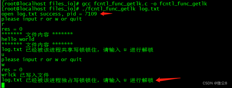 linux文件I/O之 fcntl() 函数用法：设置文件的 flags、设置文件锁（记录锁）-CSDN博客