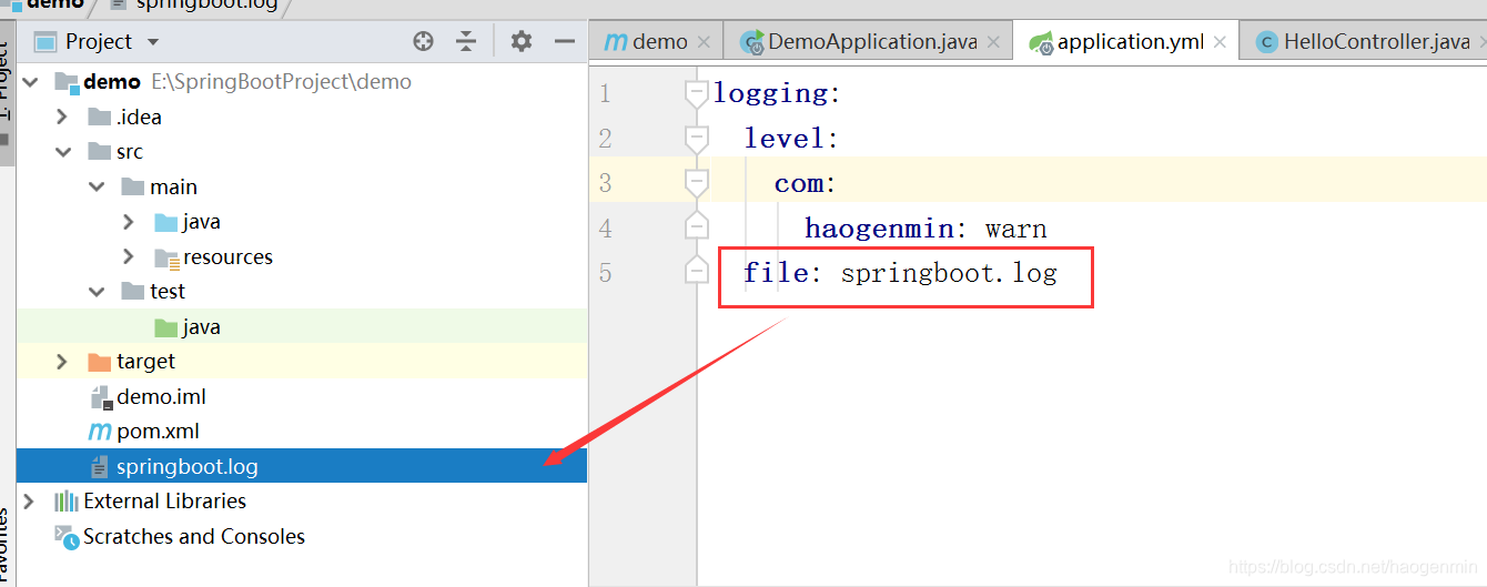 SpringBoot学习---日志配置_