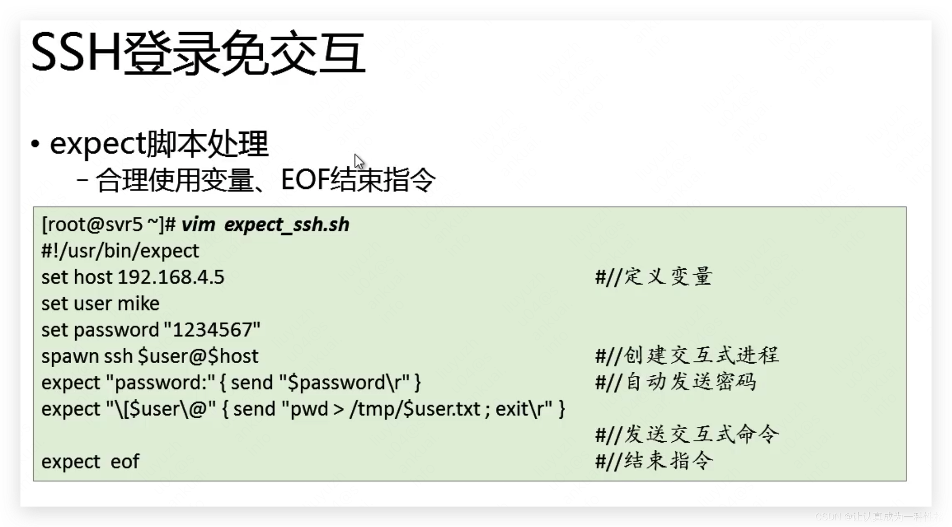 【shell】shell脚本开发-expect_shell脚本写expect-CSDN博客