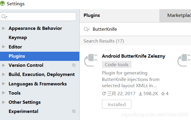 Android黄油刀ButterKnife配置_butterknife 对应版本-CSDN博客