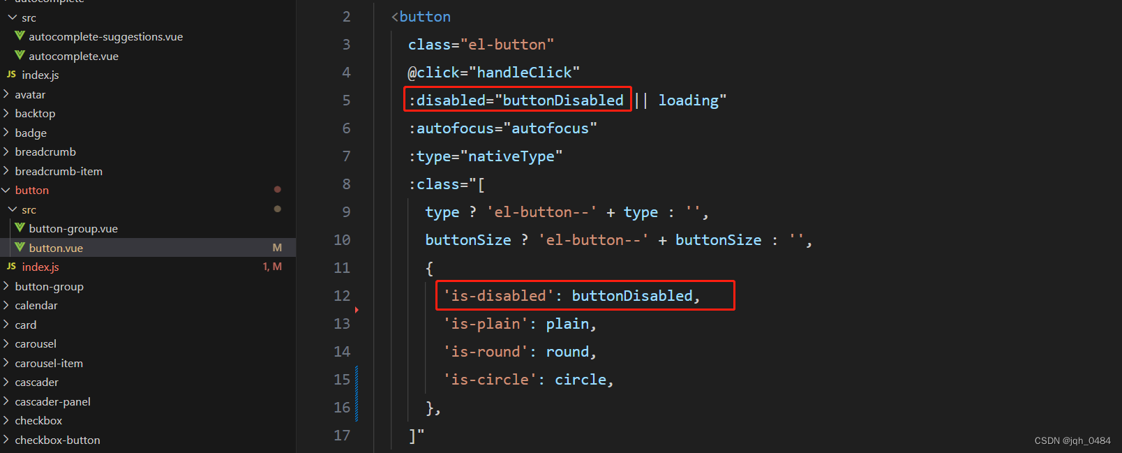element-ui button 组件源码分享_element button-CSDN博客