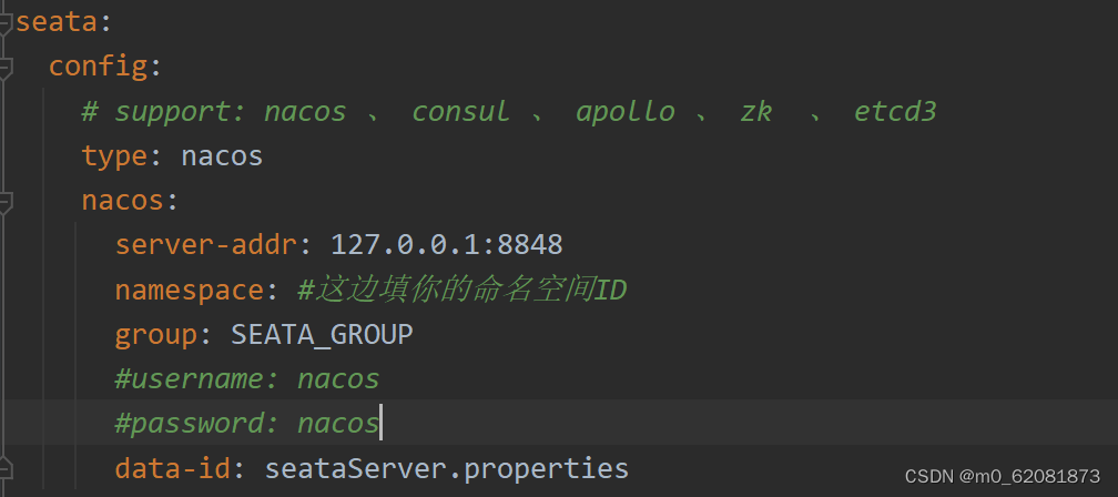 关于Nacos2.2.3+Seata1.6.1+Springcloud 2022.0.1的配置_error c.a.n.client.security.securityproxy-CSDN博客