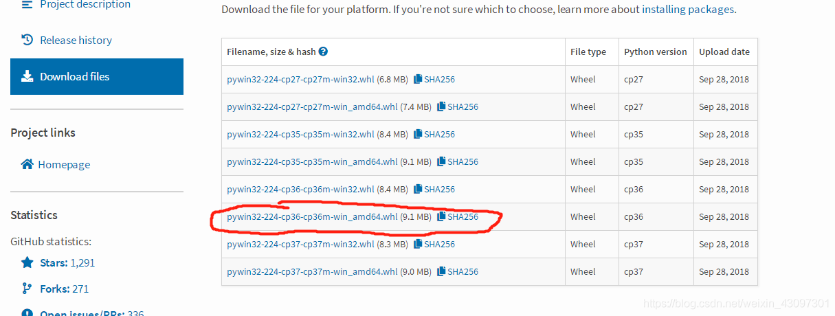 #Python3 （3,6 3.7）中 pywin32安装下载_pywin32 whl 下载-CSDN博客