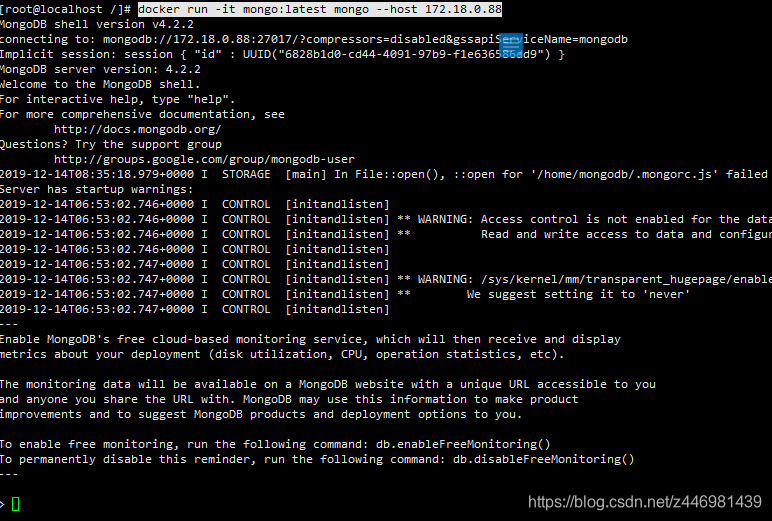 CentOS8下使用docker安装mongoDB_centos8 docker 安装mongo-CSDN博客