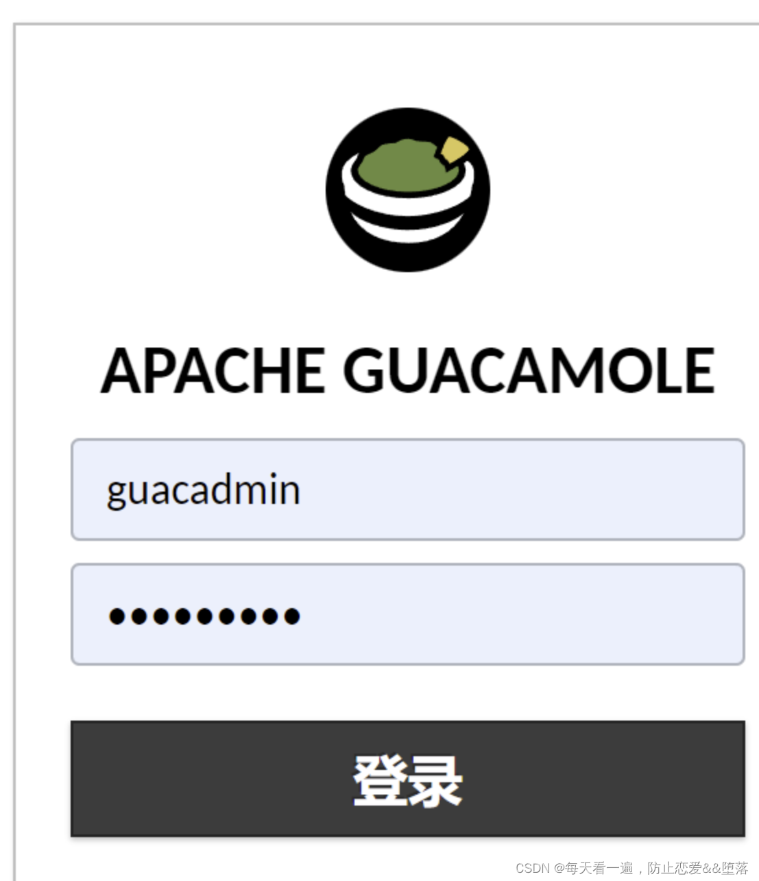 Guacamole Web端配置使用_guacamole使用-CSDN博客