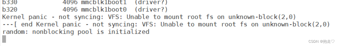 Linux移植：VFS: Unable to mount root fs on unknown-block(2,0)_kernel panic - not syncing: vfs ...