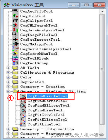 康耐视visionpro-CogFindCircleTool操作工具详细说明_visionpro-CSDN专栏