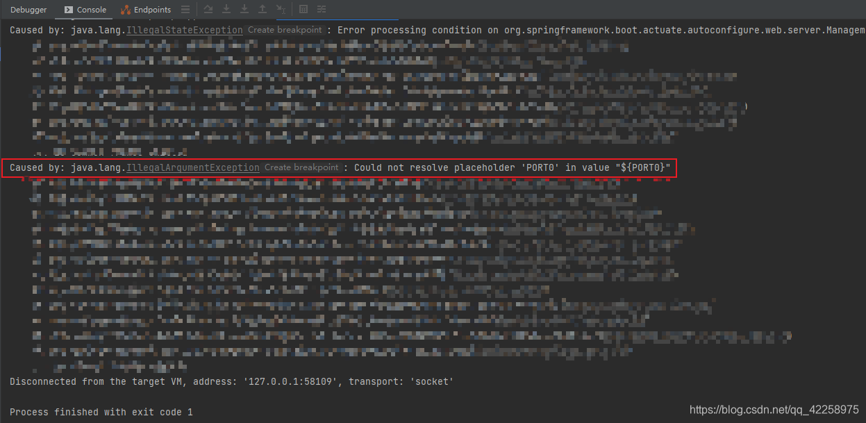 springboot项目启动Could not resolve placeholder错误解决_could not resolve placeholder 'spring.domain ...
