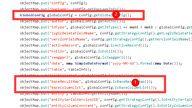 Mybatis Plus——AutoGenerator配置BaseResultMap(通用查询映射结果)和BaseColumnList(通用查询结果列)自动生成_mybatisplus ...