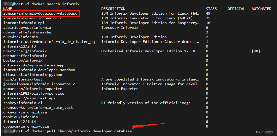Docker安装informix数据库并用可视化工具连接_informix客户端工具-CSDN博客