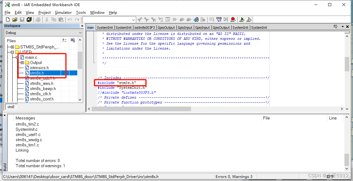 Iar For Stm8工程建立 Csdn博客 