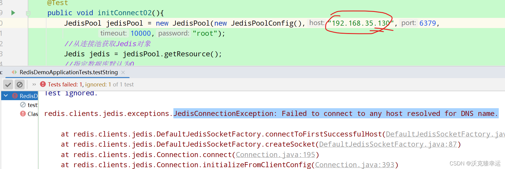 redis学习中遇到的问题_jedisconnectionexception: failed to connect to any-CSDN博客