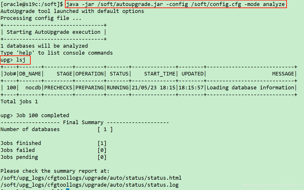 AutoUpgrade升级至19C non-cdb_using autoupgrade to upgrade and convert non ...