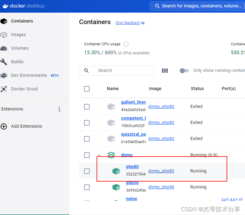 在cmd 如果使用docker php的命令执行脚本 php bin/laravels start_what's next: try docker debug for seamless ...